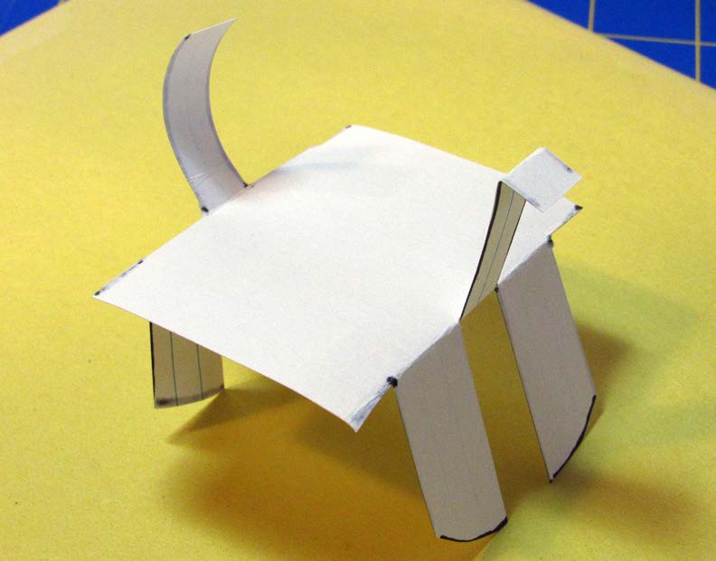 Make a Paper Walking Robot Dog - Maker Camp