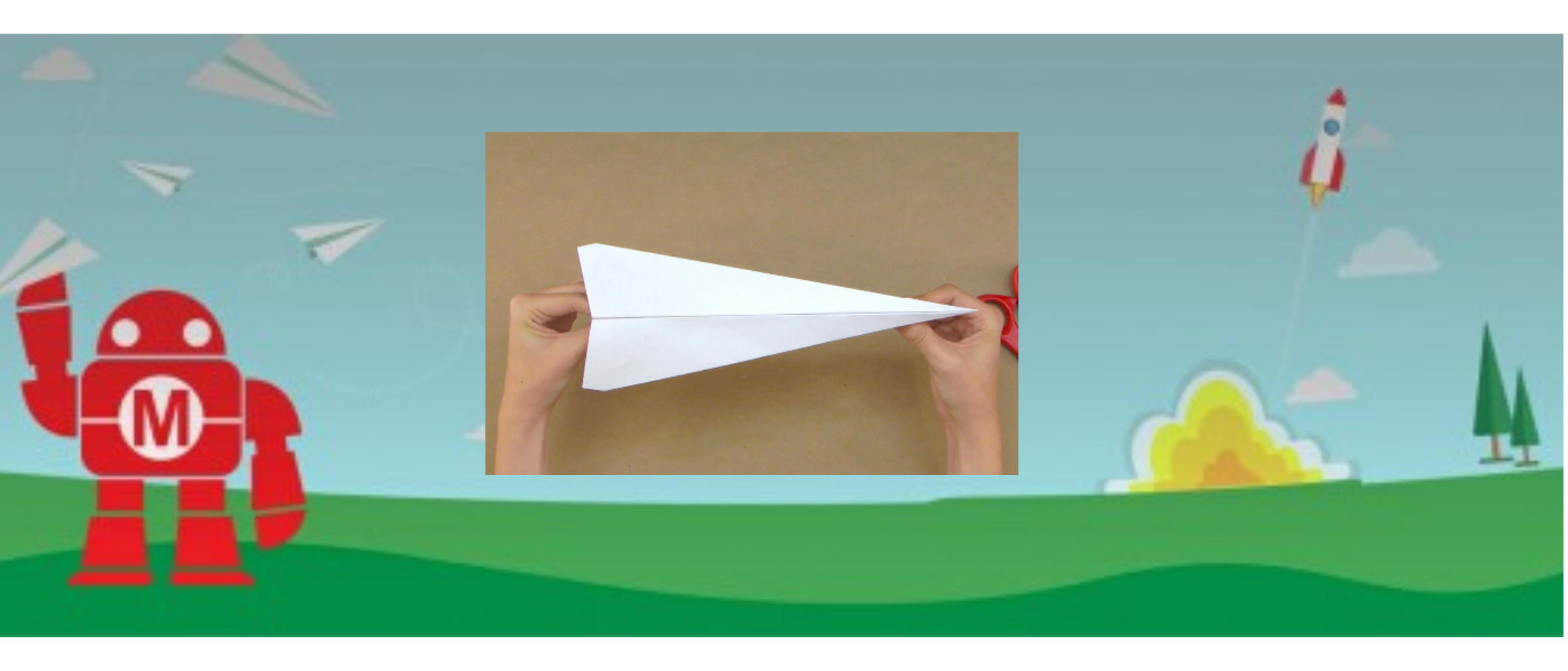 The Classic Dart Paper Airplane - Maker Camp