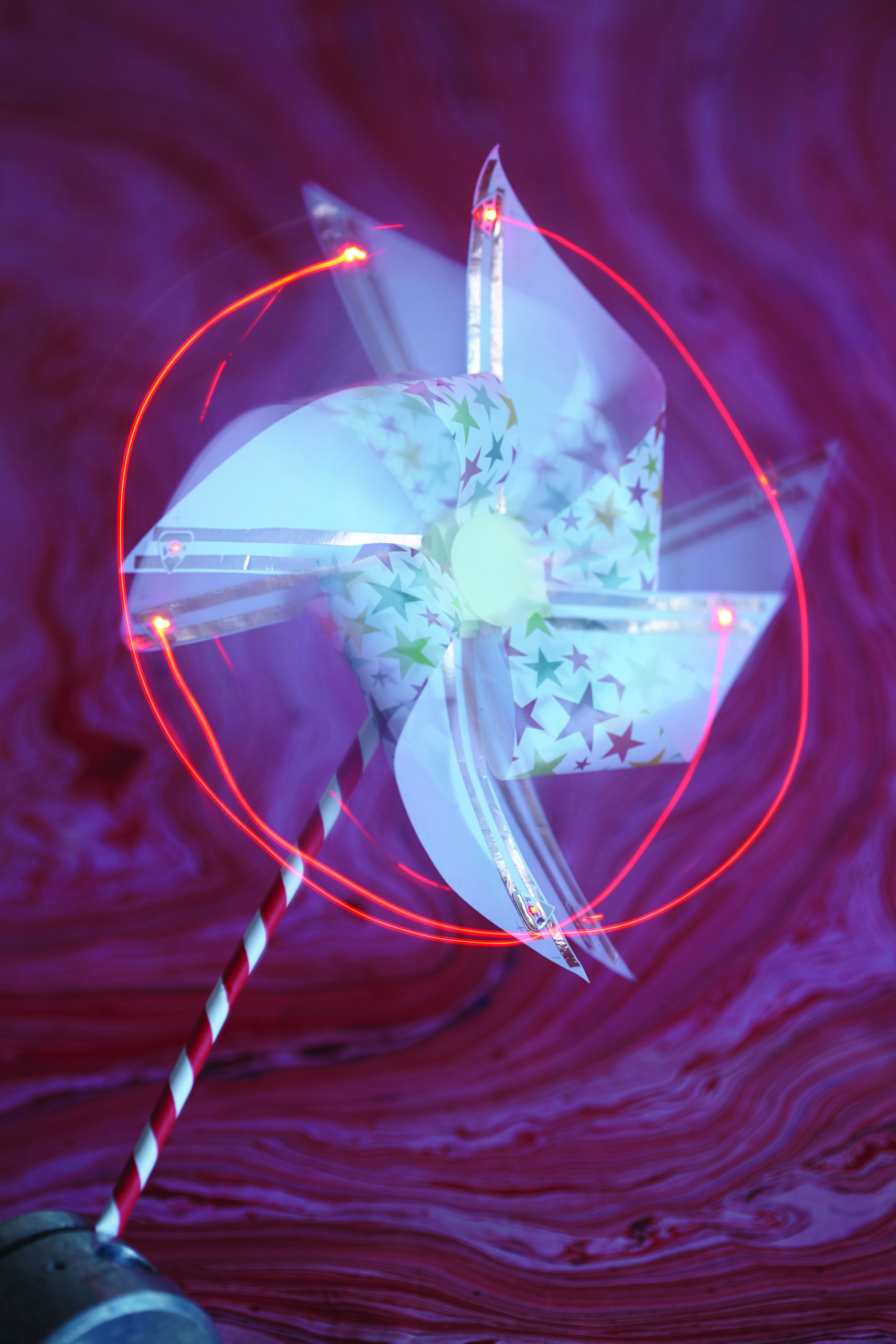 Glowing Pinwheel - Maker Camp